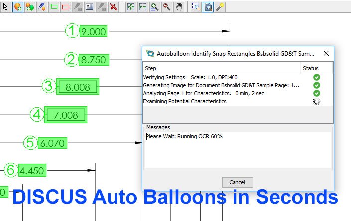 DISCUS 9.2 with Auto Ballooning Creates Improvements & Enhancements